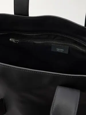 TOM FORD North-south Leather Tote Bag