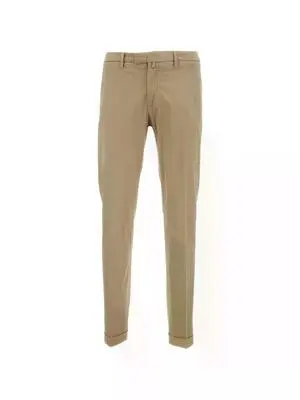 BRIGLIA 1949 American-style Pocket Chino Trousers - Neutrals