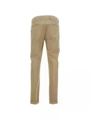 BRIGLIA 1949 American-style Pocket Chino Trousers - Neutrals