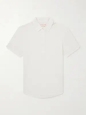 Orlebar Brown Sebastian Linen-jersey Polo Shirt