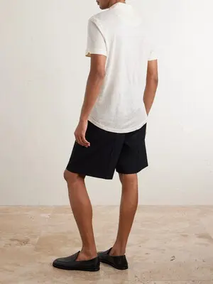 Orlebar Brown Sebastian Linen-jersey Polo Shirt