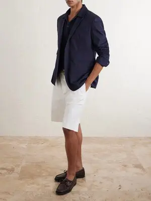 Orlebar Brown Mathis Single-breasted Cotton Blazer