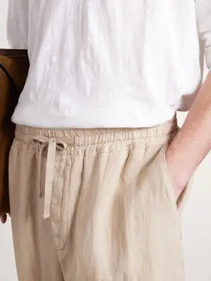 Altea Mattia Straight-leg Linen Trousers