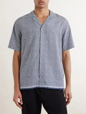Orlebar Brown Maitan Camp-collar Printed Lyocell Shirt