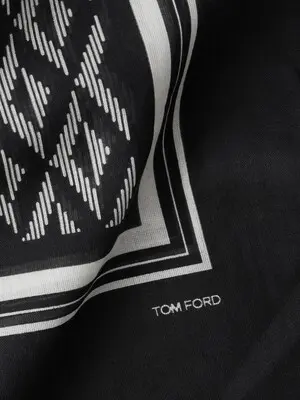 TOM FORD Printed Cotton Scarf