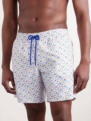 Vilebrequin Moorea Straight-leg Mid-length Printed Swim Shorts - Multi