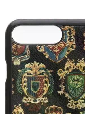 Dolce & Gabbana Crest Print Phone Case