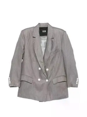 ELEH Pinstripe Double-breasted Blazer