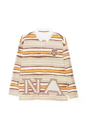 NAPAPIJRI Striped Logo Polo Shirt
