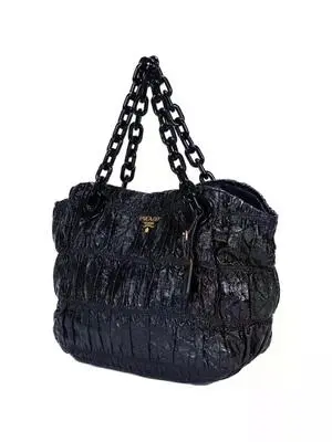 Prada Gaufre Chain Handle Tote Bag