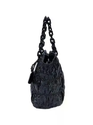 Prada Gaufre Chain Handle Tote Bag