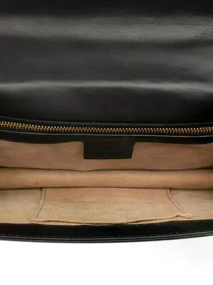 Gucci Small Leather Sylvie Web Satchel