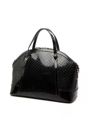 Gucci Large Microssima Patent Dome Satchel 2000-2015