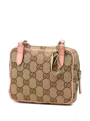 Gucci Gg Canvas Crossbody Bag - Brown