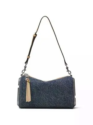 Marc Jacobs The Snapshot Denim Suede Shoulder Bag - Blue