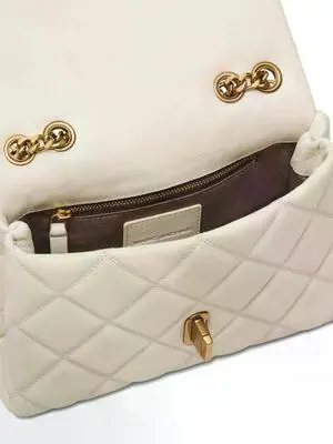 Marc Jacobs Slim Quilted Leather Shoulder Bag - Neutrals