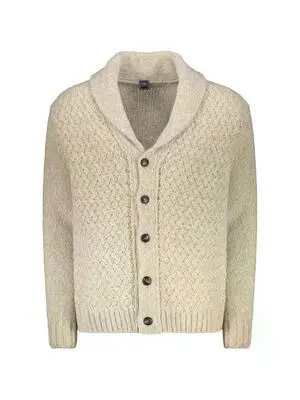 Fedeli Knitted Shawl-collar Cardigan