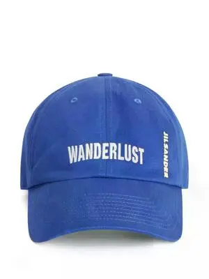 JIL SANDER Embroidered-logo Baseball Cap - Blue