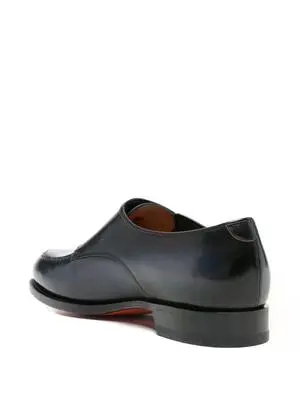 Santoni Leather Monk Shoes