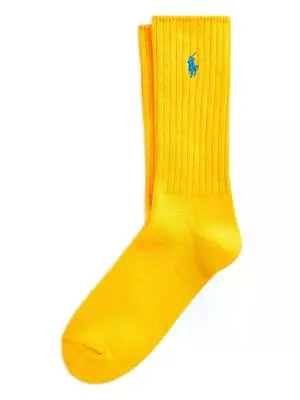 Polo Ralph Lauren Polo Pony Ribbed Socks - Yellow