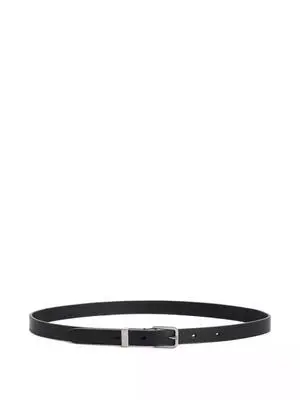 JIL SANDER Buckle Leather Belt - Black