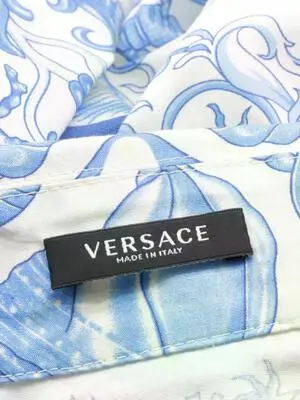 Versace Underwater Barocco Cropped Shirt