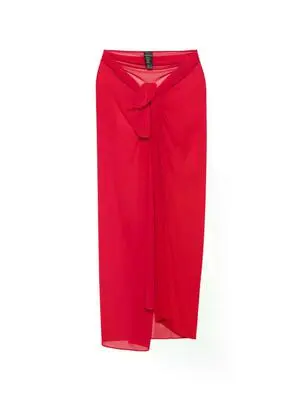 FISICO Knotted Sarong - Red