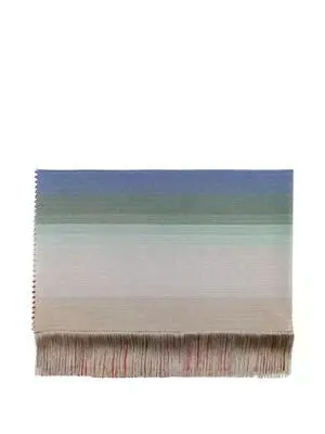 Missoni Fringed Stripe Blanket - Neutrals