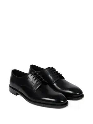 Paul Smith Leather Derby Shoes - Black