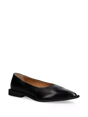 SUMMERY COPENHAGEN Pointed Flat Pumps - Black