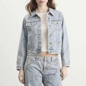 ICECREAM Sakura Denim Trucker Jacket