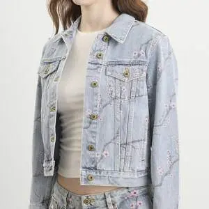 ICECREAM Sakura Denim Trucker Jacket