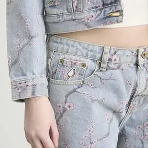 ICECREAM Sakura Denim Pants