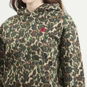 ICECREAM Zip Through Camouflage Hoodie - Camo
