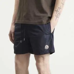 Moncler Nylon Swim Shorts - Navy