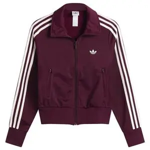 Adidas Classic Firebird Track Top - Maroon/off White