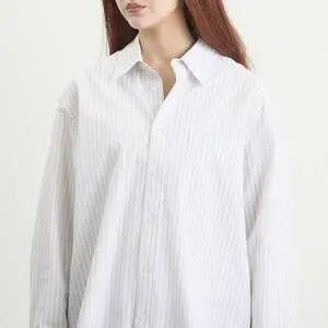 DUNST Oversized Striped Shirt