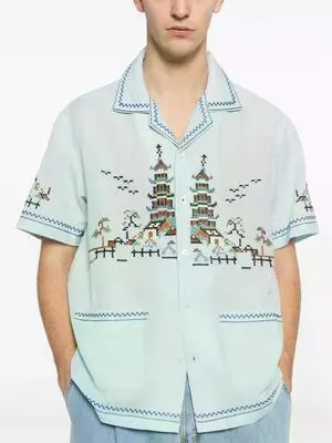 BAZISZT Embroidered Shirt