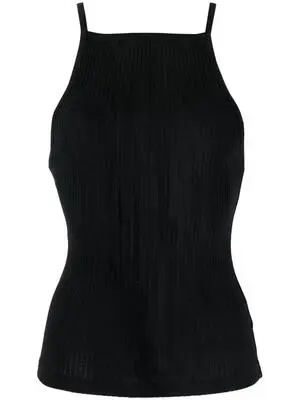 AGOLDE Square-neck Tank Top - Black