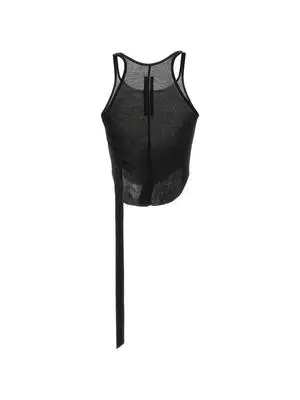 Rick Owens Sleeveless Cropped Top - Black