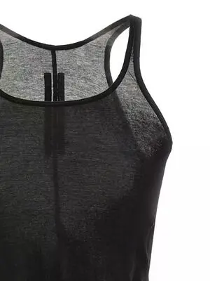Rick Owens Sleeveless Cropped Top - Black