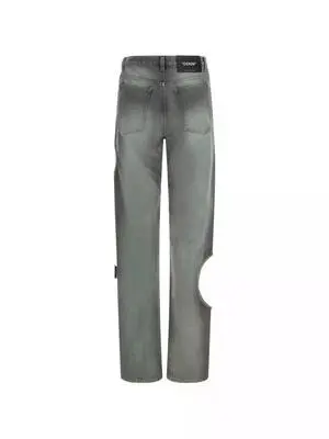 Off-White Cut-out Straight Jeans