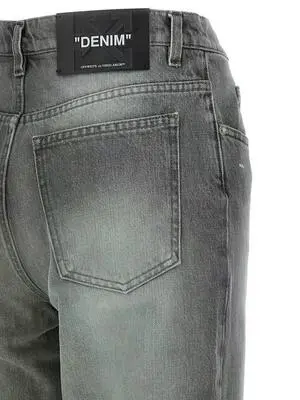 Off-White Cut-out Straight Jeans