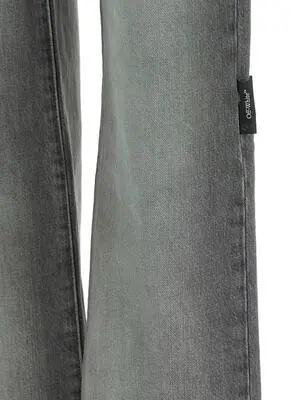 Off-White Cut-out Straight Jeans