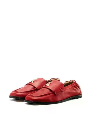 Patrizia Pepe Square-toe Loafers - Red