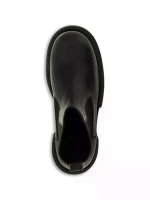 Rick Owens Beetle Bogun Leather Chelsea Boots - Black