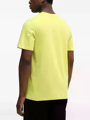 MSGM Logo-detail T-shirt - Yellow