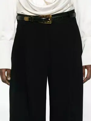 Andamane Pleated Trousers - Black