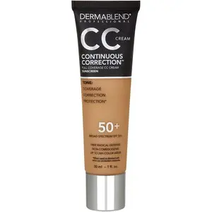 DERMABLEND Continuous Correction Tone-evening Spf50+ Cc Cream 1 Fl. Oz - 50n Tan 1