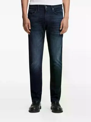 BOSS Logo Patch Straight Leg Jeans